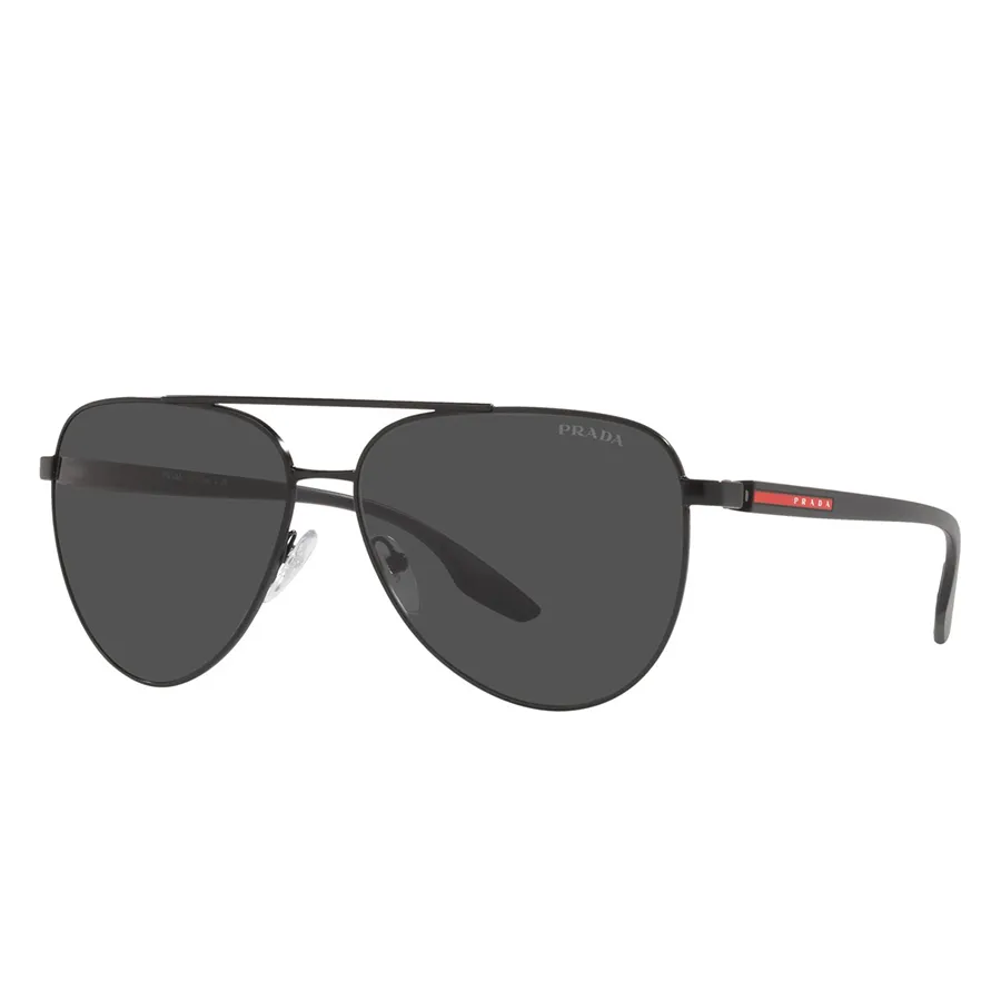 Kính Mát Prada Linea Rossa Sunglasses 52WS 1B006F 61 Màu Đen Xám | Vua ...