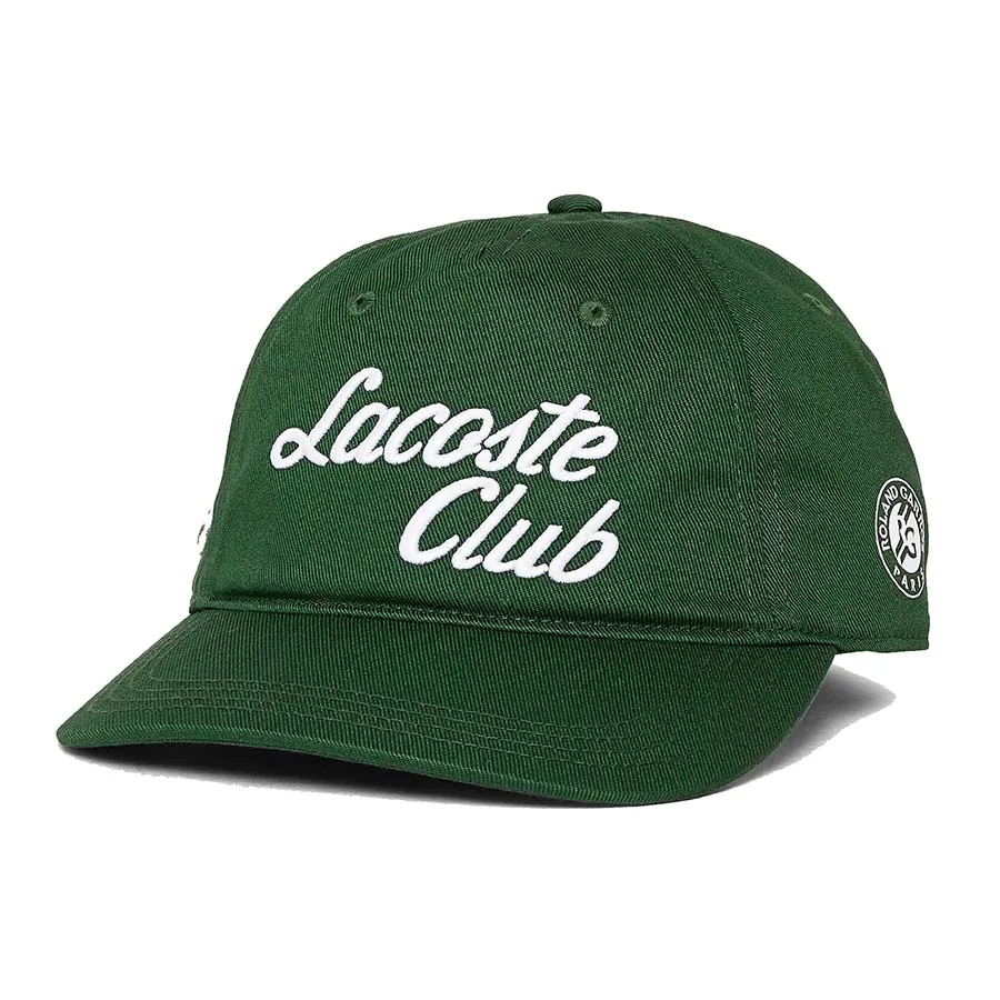 Mũ Lacoste X Roland Garros Club Strap Cap RK6389 51 132 Vert L Màu Xanh ...