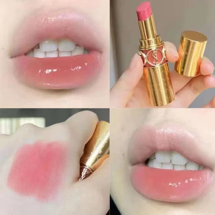 Mua Son Dưỡng Yves Saint Laurent YSL Rouge Volupte Shine 153 Rose Dentelle Màu Hồng Đất chính ...