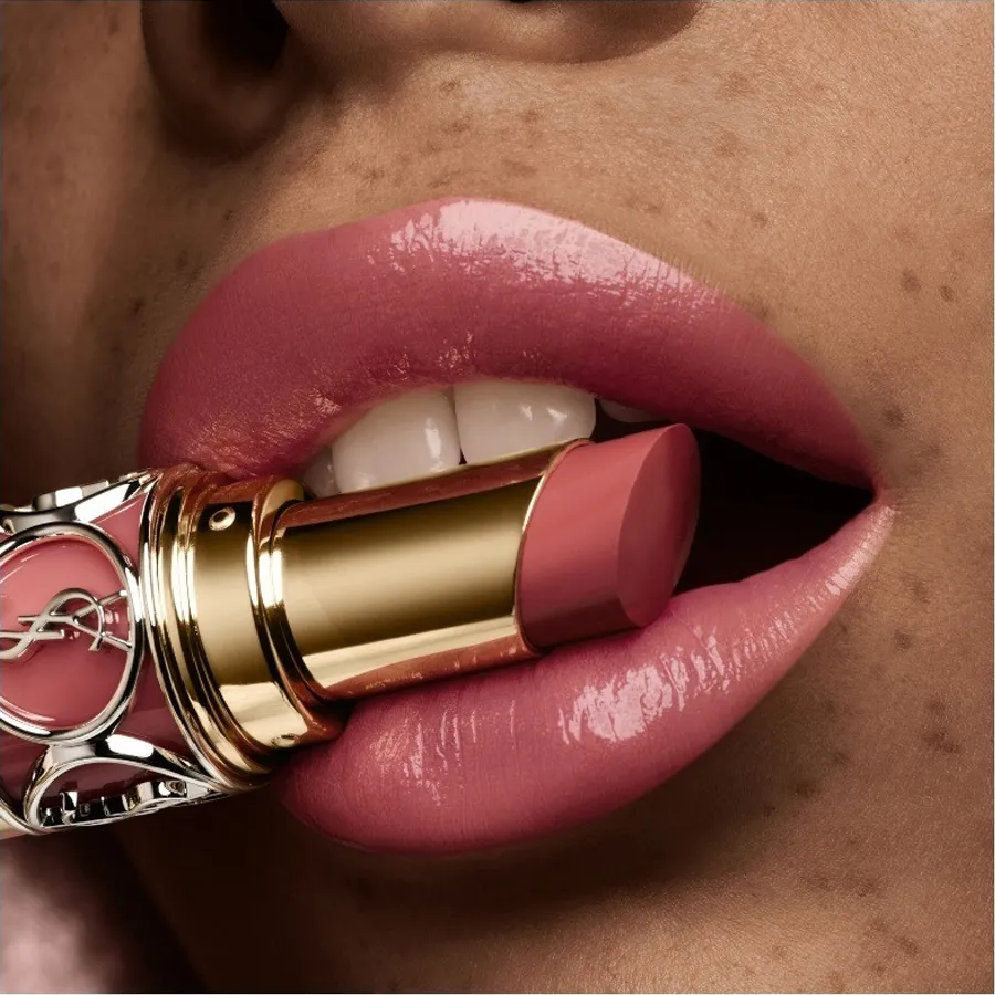 Mua Son Dưỡng Yves Saint Laurent YSL Rouge Volupte Shine 153 Rose Dentelle Màu Hồng Đất chính ...