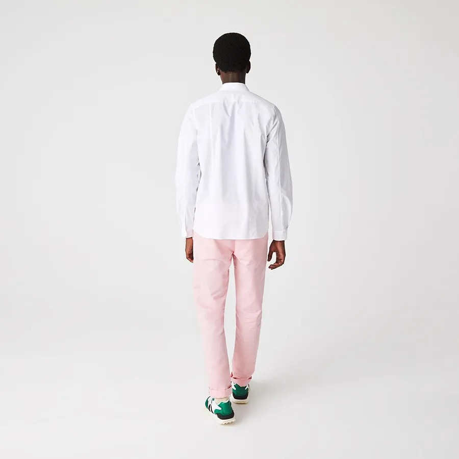 Mua Áo Sơ Mi Dài Tay Nam Lacoste Men's Slim Fit Concealed Placket Stretch Cotton Poplin Shirt ...