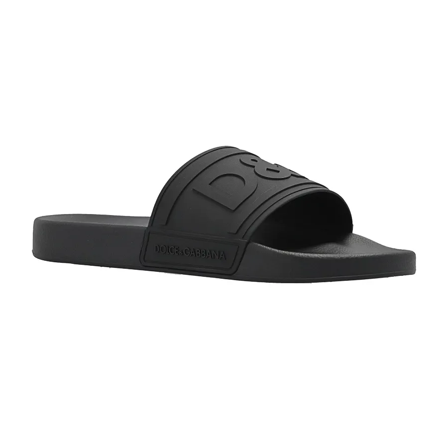Dép Nam Dolce & Gabbana D&G Rubber Slides CS2072 Màu Đen Size 40 | Vua ...
