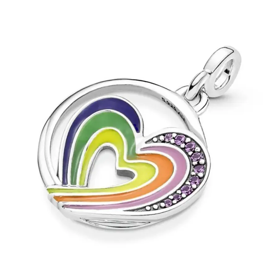 Mua Hạt Vòng Charm Nữ Pandora Me Heart-Shaped Silver In Pink Color ...