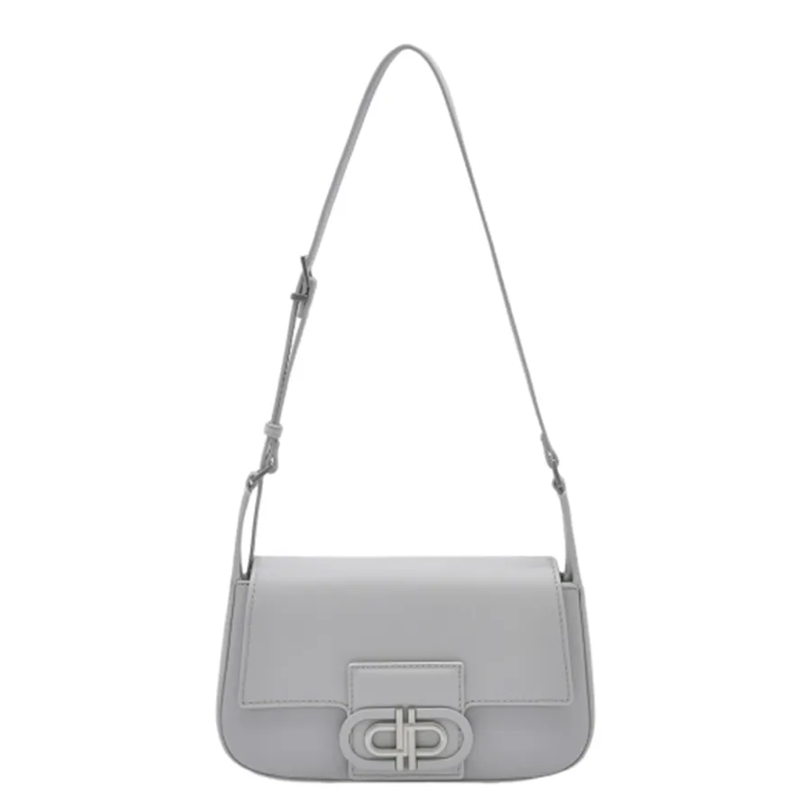 Túi Đeo Vai Nữ Pedro Icon Leather Shoulder Bag Light Grey 76610072 Màu ...