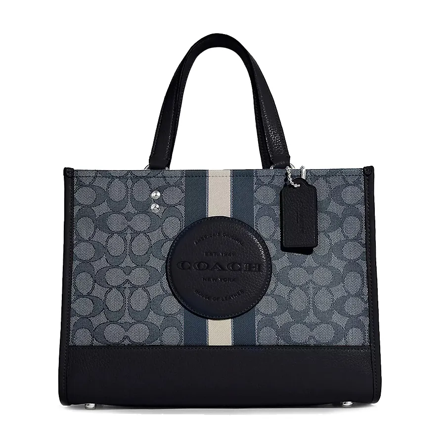 Túi Tote Coach 30 Dempsey Carryall In Signature Jacquard With Stripe ...