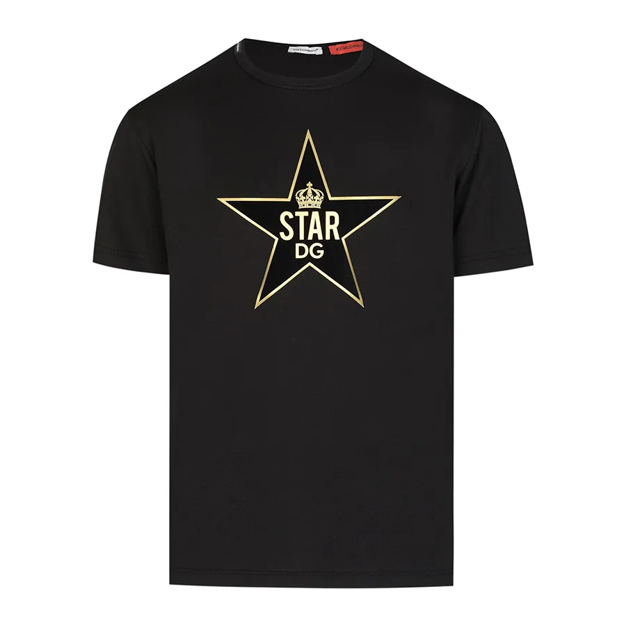 Áo Phông Nam Dolce & Gabbana D&G Star DG Tshirt Form To Màu Đen Size XS ...