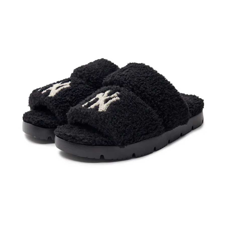 Dép MLB NY chính hãng Hàn Quốc, màu đen, xanh, Giá tốt