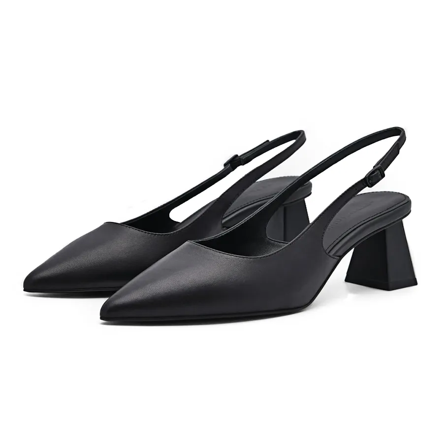Giày Cao Gót Nữ Pedro Studio Aly Leather Pumps Black 26760066 Màu Đen ...