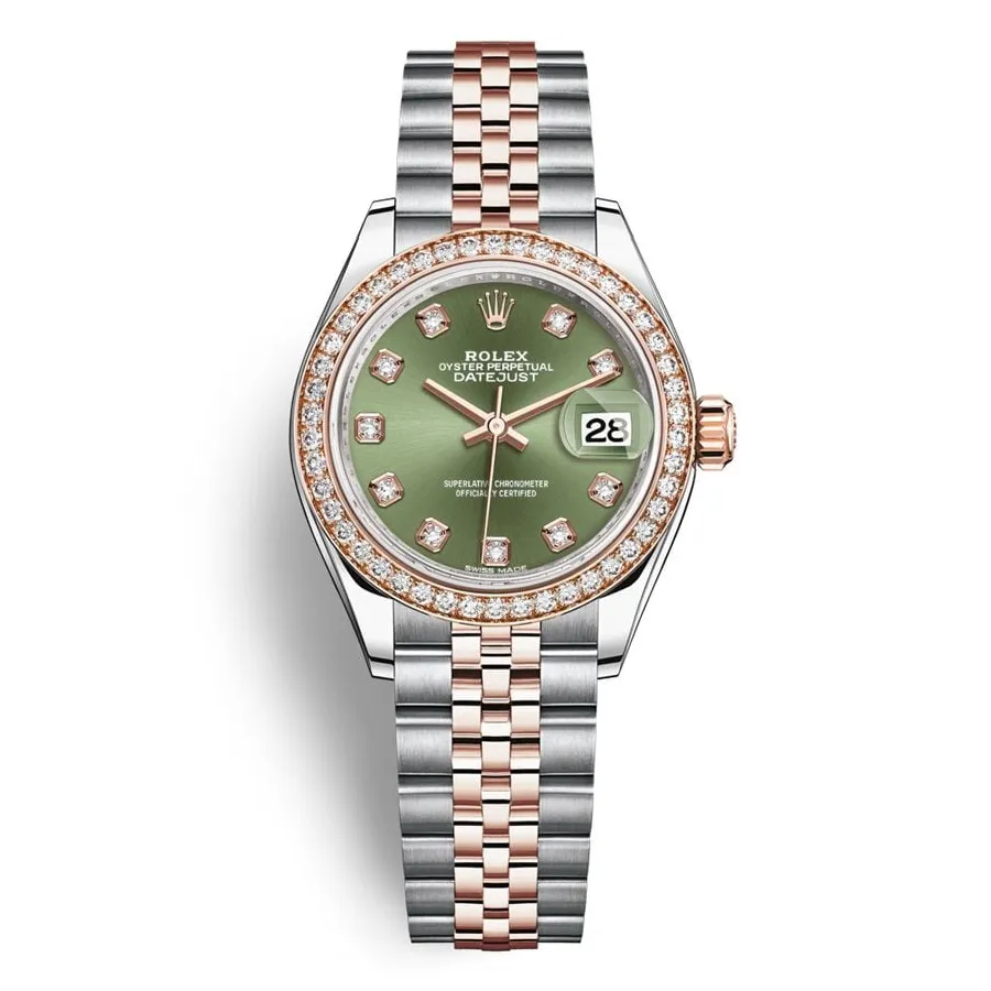 Đồng Hồ Nữ Rolex Steel Everose Gold Rolesor Lady-Datejust 28mm 279381 ...