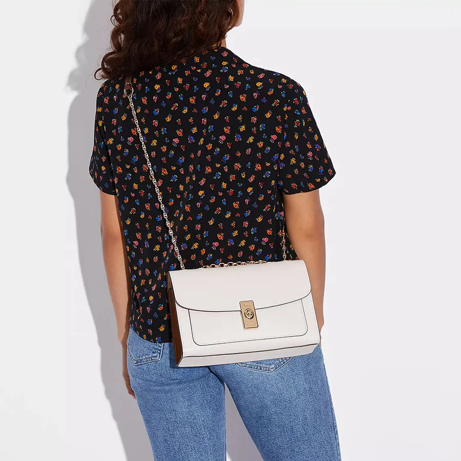 Mua Túi Đeo Chéo Nữ Coach Lane Shoulder Bag C8594 Màu Trắng Kem - Coach ...