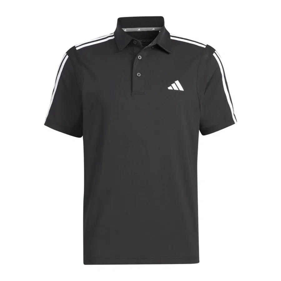Áo Polo Nam Adidas Heat.Rdy 3 Stripe HY0932 Màu Đen Size S | Vua Hàng Hiệu