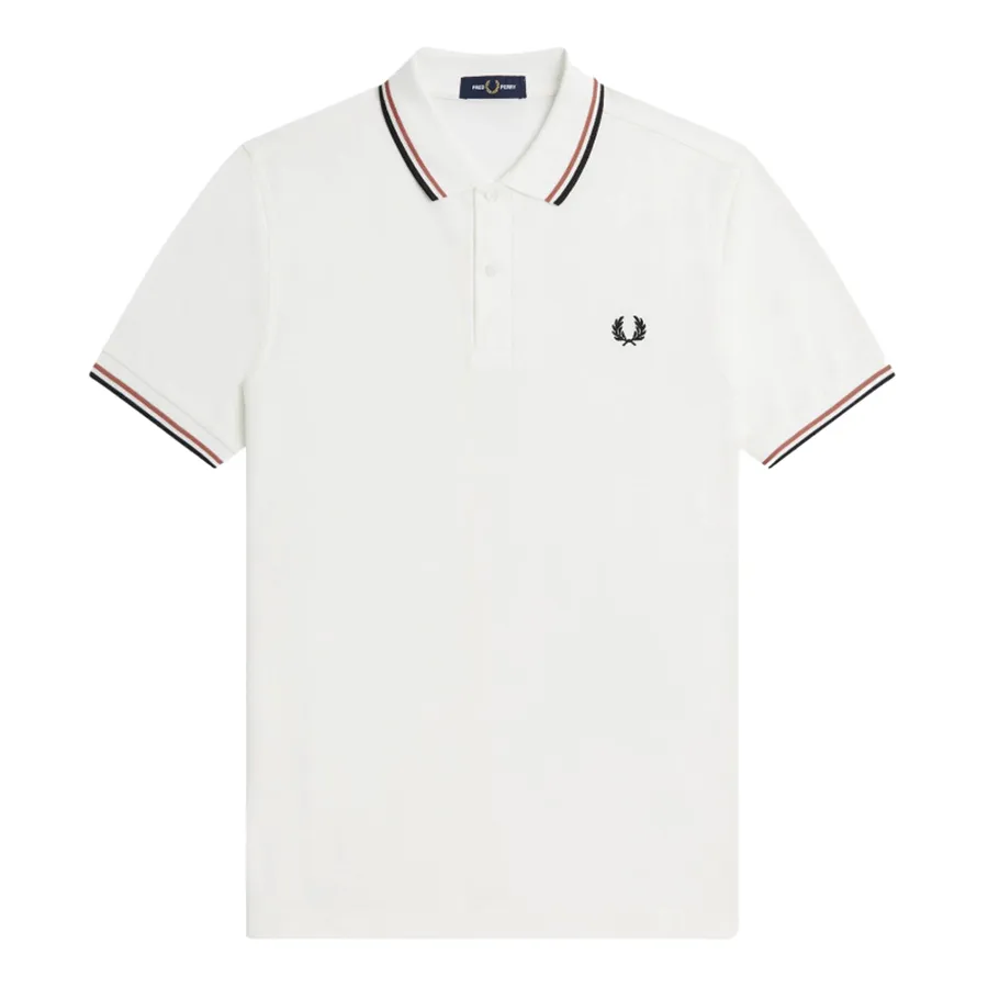 Áo Polo Nam Fred Perry Twin Tipped Polo Shirt M3600-S04 Màu Trắng Size ...