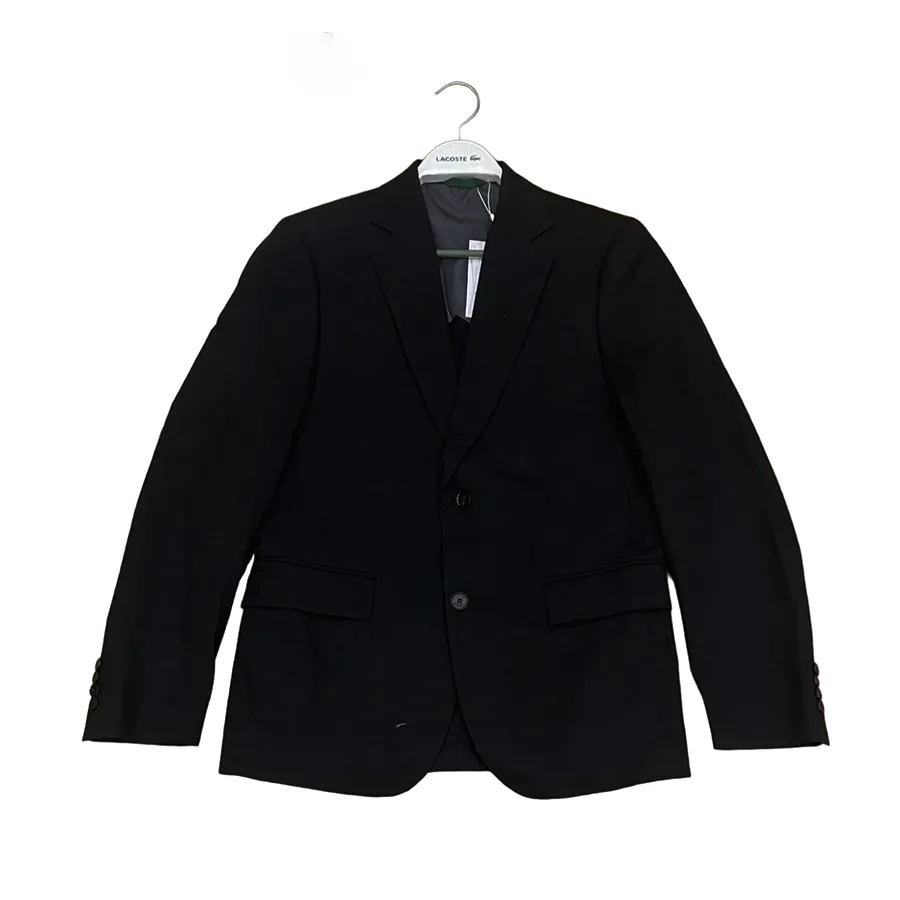 Áo Vest Nam Lacoste Men's Stretch Wool Blazer Màu Đen Size 48 | Vua ...