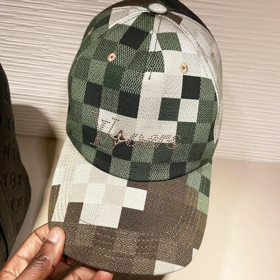 Mua Mũ Nam Louis Vuitton LV Damoflage Cap M7363L Phối Màu Size M ...
