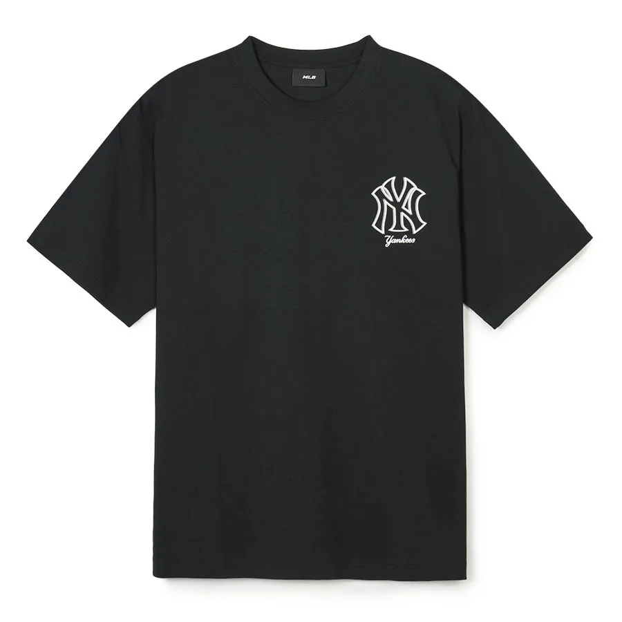 Áo Phông MLB Logo Mega New York Yankees 3ATSB0343-50BKS Tshirt Màu Đen ...