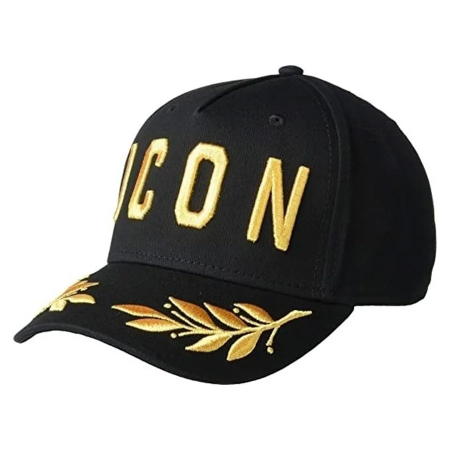 Mũ Nam Dsquared2 Icon Embroidery Maple Leaf Cap Màu Đen Vàng | Vua Hàng ...