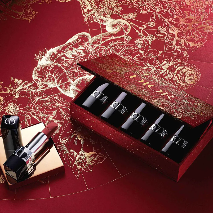 Set Son Dior Rouge Lunar New Year Limited Edition (5x1.5g) | Vua Hàng Hiệu