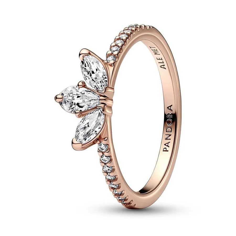 Nhẫn Nữ Pandora Sparkling Herbarium Cluster Ring 182392C01 Màu Vàng ...