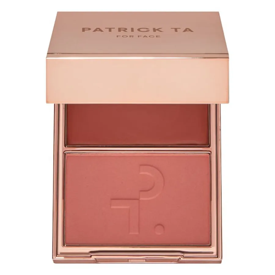 Phấn Má Hồng Patrick Ta 2in1 Double-Take Cream And Power Blush Duo Màu She's Blushing | Vua Hàng ...