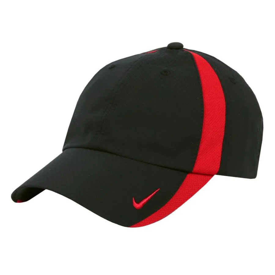 Mũ Nike Sphere Dry Cap Màu Đen Phối Đỏ | Vua Hàng Hiệu