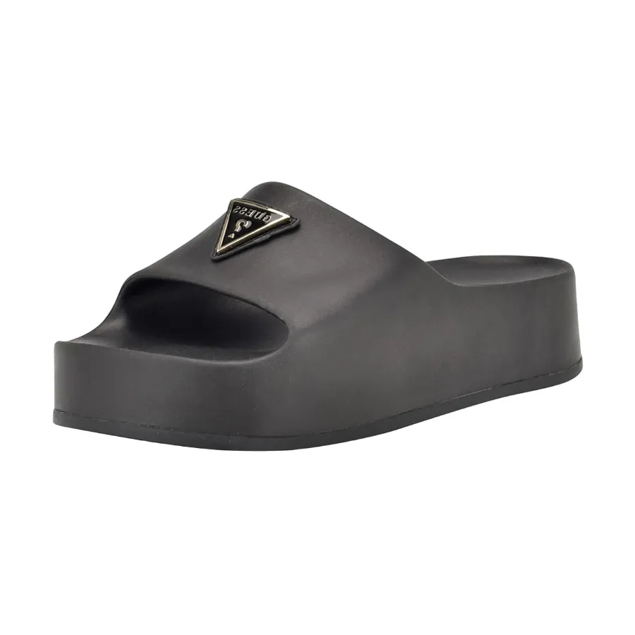 Dép Guess Plats Platform Pool Slides GFPLATS-BLK1 Màu Đen | Vua Hàng Hiệu
