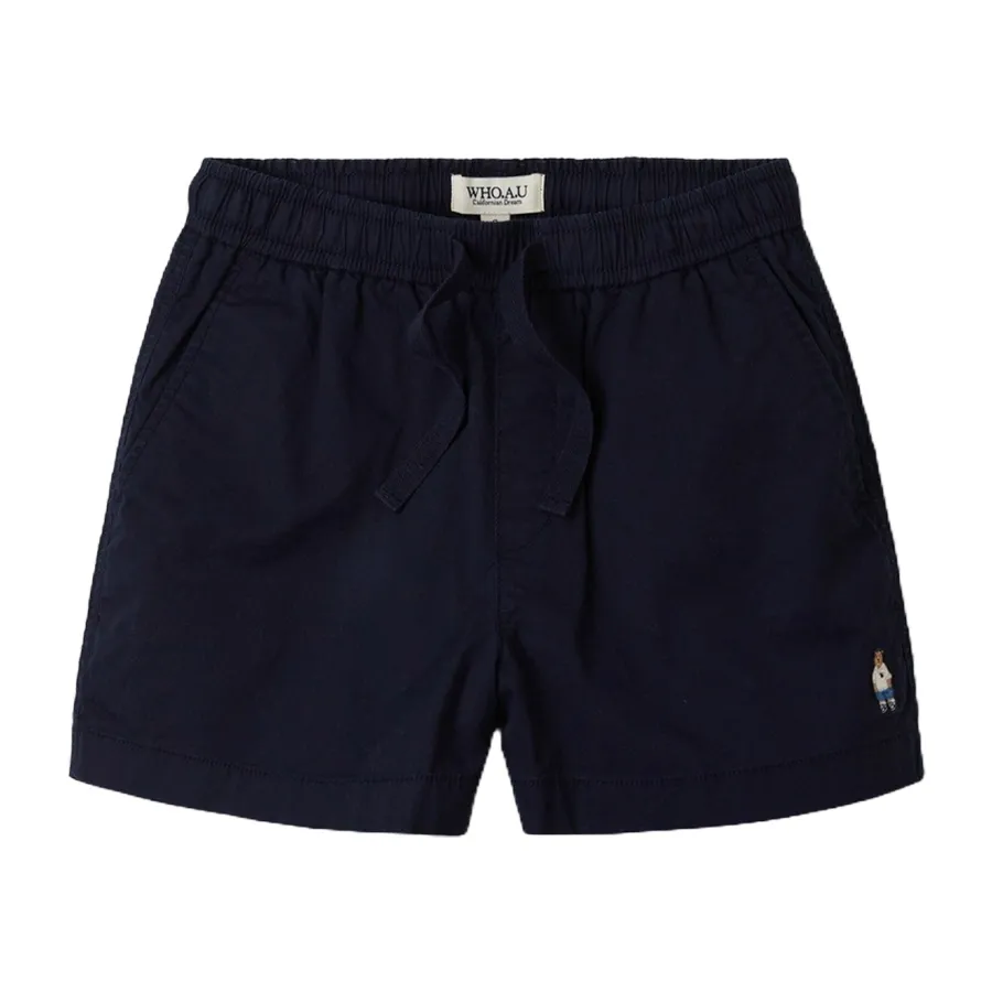 Quần Short Nữ WHOAU Steve Basic Shorts WHTHE2504F Màu Xanh Navy | Vua Hàng Hiệu