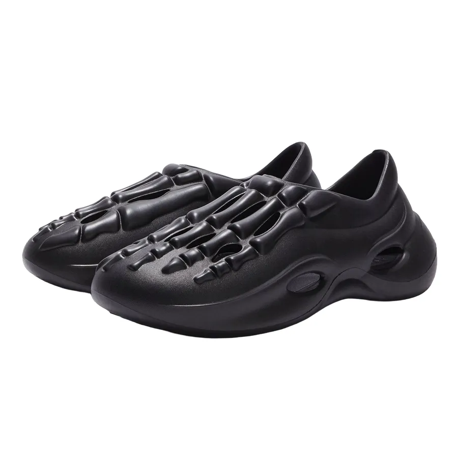 Dép Sục Nam Boohooman Khung Xương BMM39310 Màu Đen Size 42 | Vua Hàng Hiệu