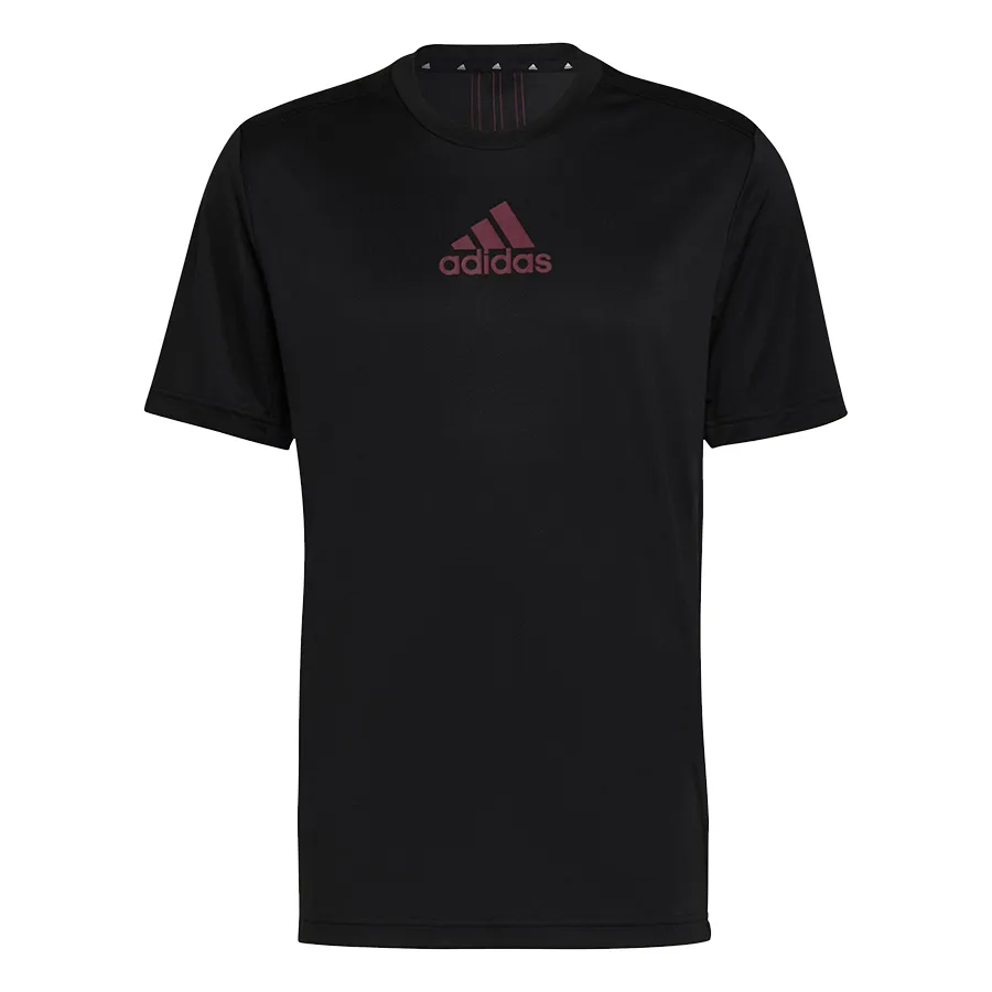 Áo Thun Nam Adidas Designed To Move Sport 3-Stripes T-Shirt H30315 Màu Đen Size 2XL | Vua Hàng Hiệu