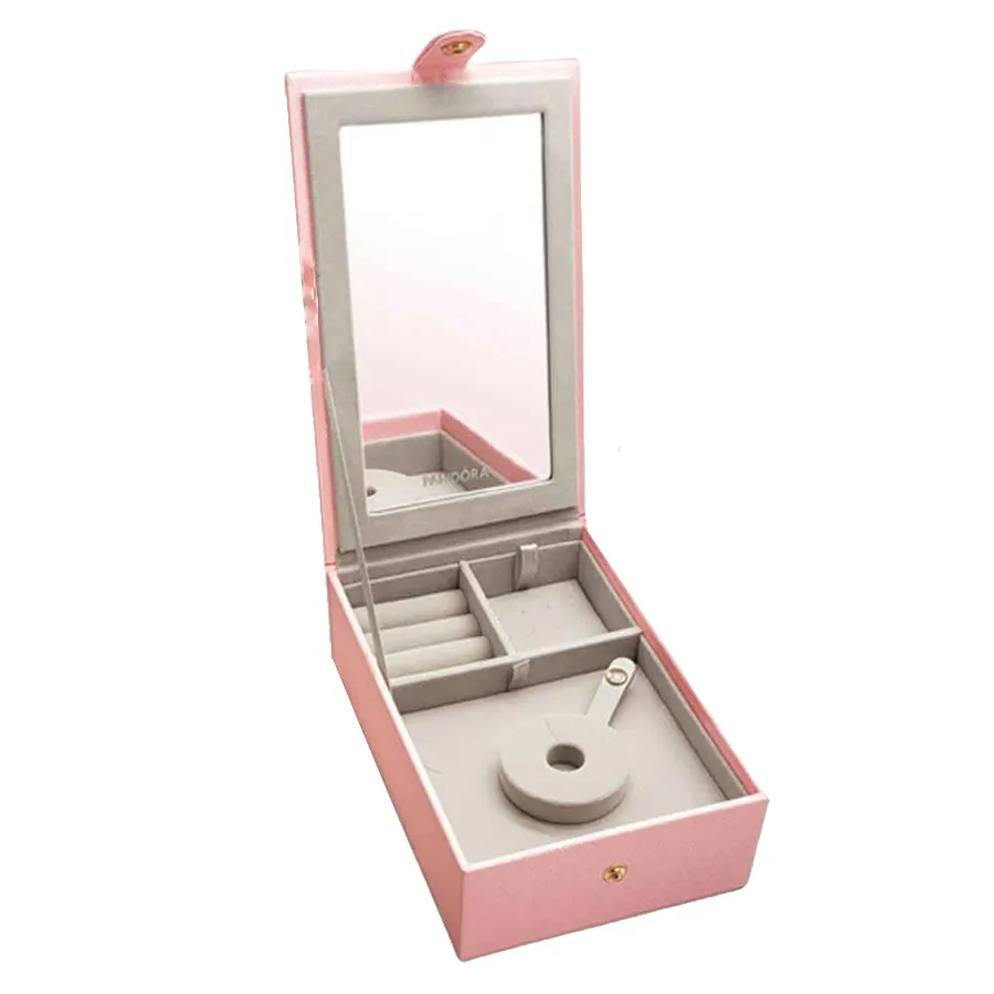 Hộp Đựng Đồ Trang Sức Pandora Pink Jewelry Box Màu Hồng | Vua Hàng Hiệu
