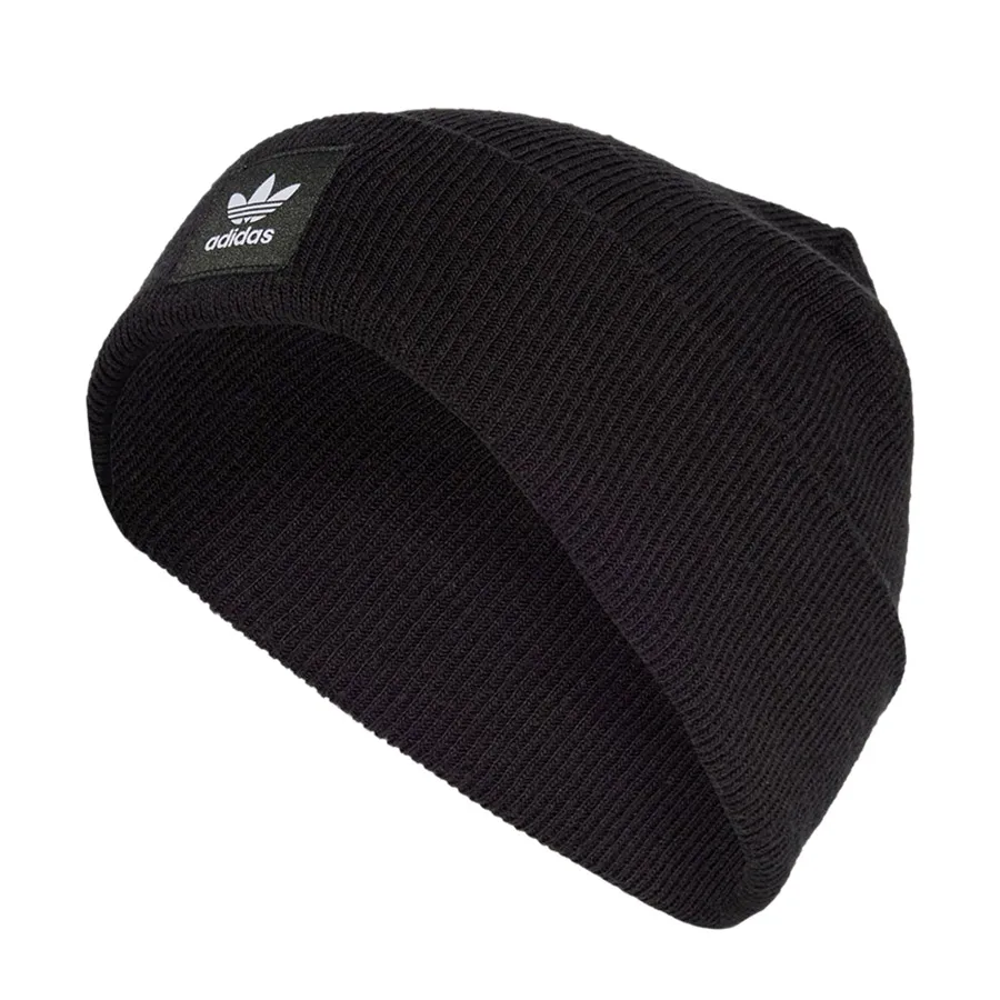 Mũ Len Adidas Beanie Hat Cuff Black Unisex Adicolor Hat ED8712 Màu Đen ...
