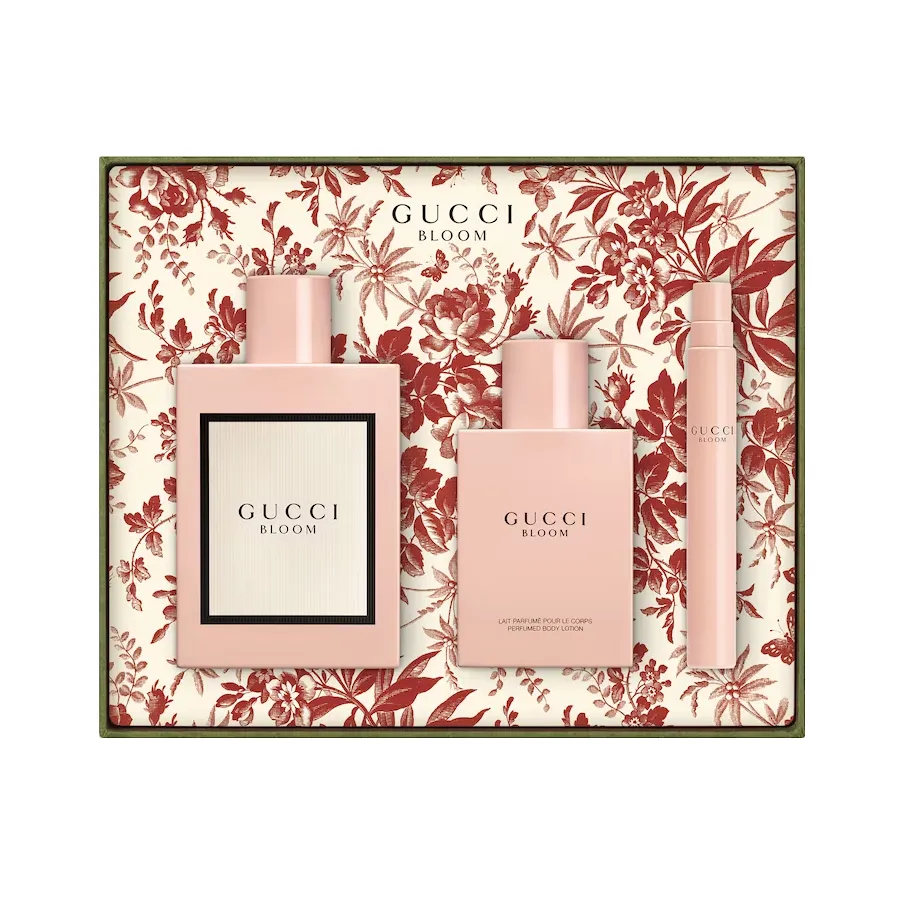 Set Nước Hoa Nữ Gucci Bloom 3pcs ( EDP 100ml + 7.4ml & Lotion Dưỡng Da ...
