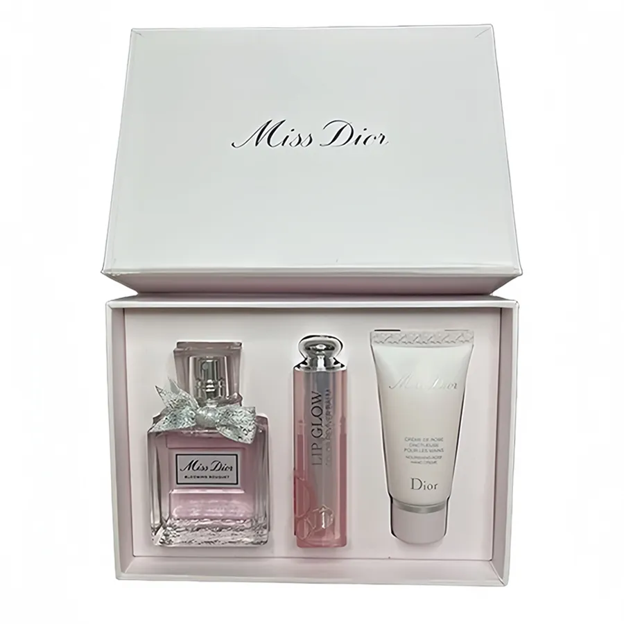 Set Son Dưỡng + Nước Hoa Miss Dior Blooming Bouquet + Kem Tay Miss Dior ...