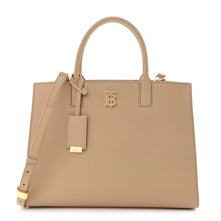 Túi Xách Tay Nữ Burberry BBR Small Frances Bag Màu Be | Vua Hàng Hiệu