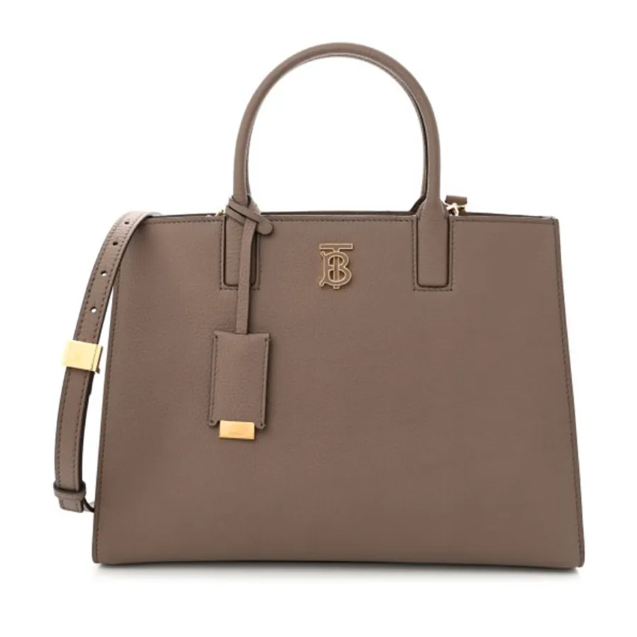 Túi Xách Tay Nữ Burberry BBR Small Frances Bag Màu Nâu Đậm | Vua Hàng Hiệu