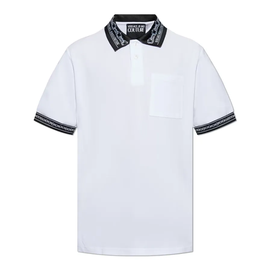 Áo Polo Nam Versace Jeans Couture Collar Chain Couture Shirt 77GAGT04 ...