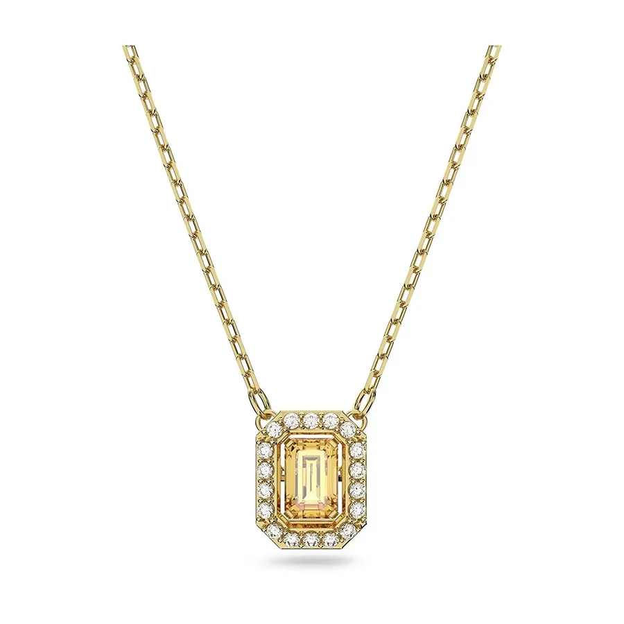 Dây Chuyền Nữ Swarovski Yellow Gold Coloured Millenia Pendant 5598421 ...