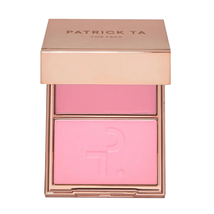 Phấn Má Hồng Patrick Ta 2in1 Double-Take Cream And Power Blush Duo Màu Just Enough | Vua Hàng Hiệu