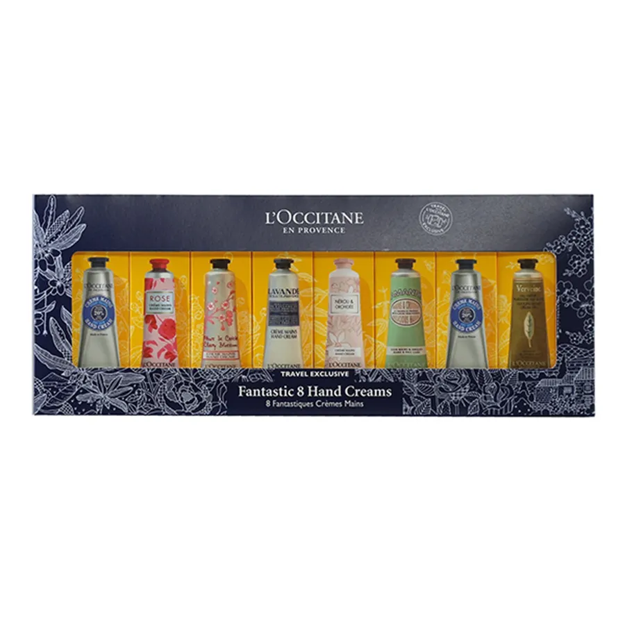 Set Kem Dưỡng Da Tay L'Occitane Lucky 8 Hand Cream Collection 8x30ml (8 Món) | Vua Hàng Hiệu