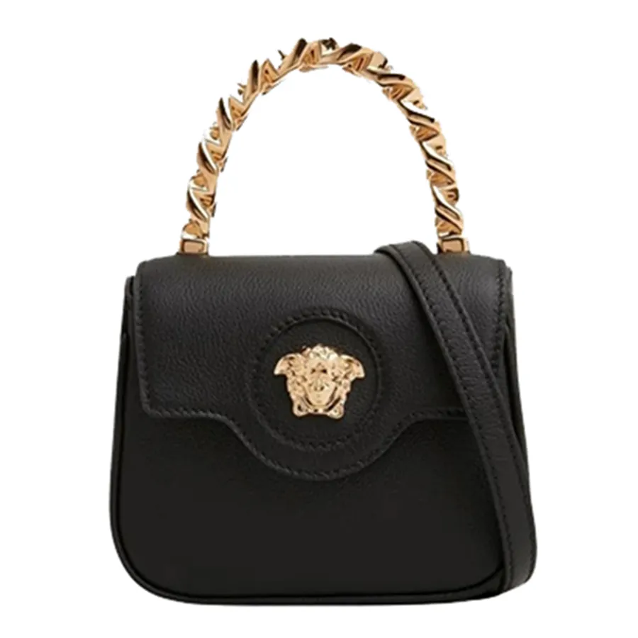 Túi Xách Tay Nữ Versace Medusa In Black Leather 1003016 DVIT2T IT 1B00V ...