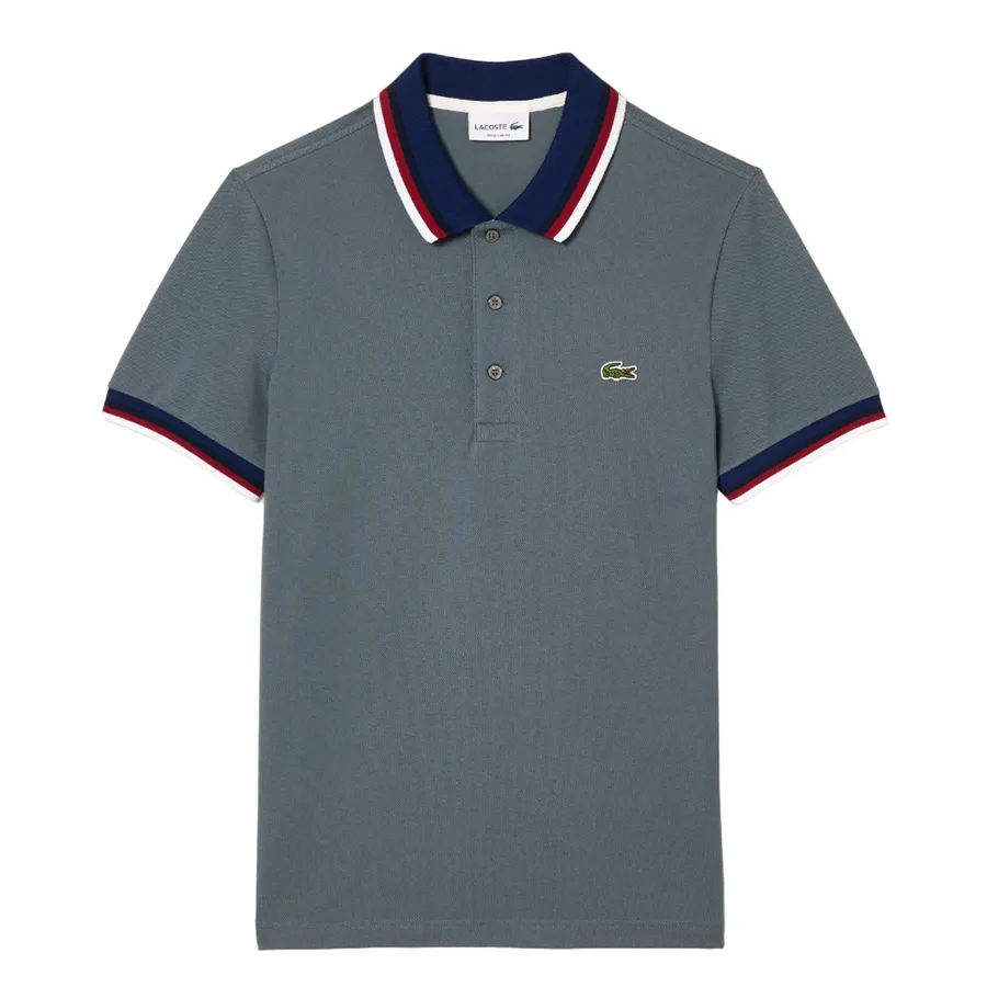 Áo Polo Nam Lacoste Regular Fit Stretch Mini Piqué PH6351 - 7EB Màu Xám ...