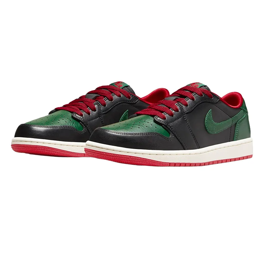 Giày Thể Thao Nữ Nike Air Jordan 1 Low OG Black/Gorge Green CZ0775-036 ...