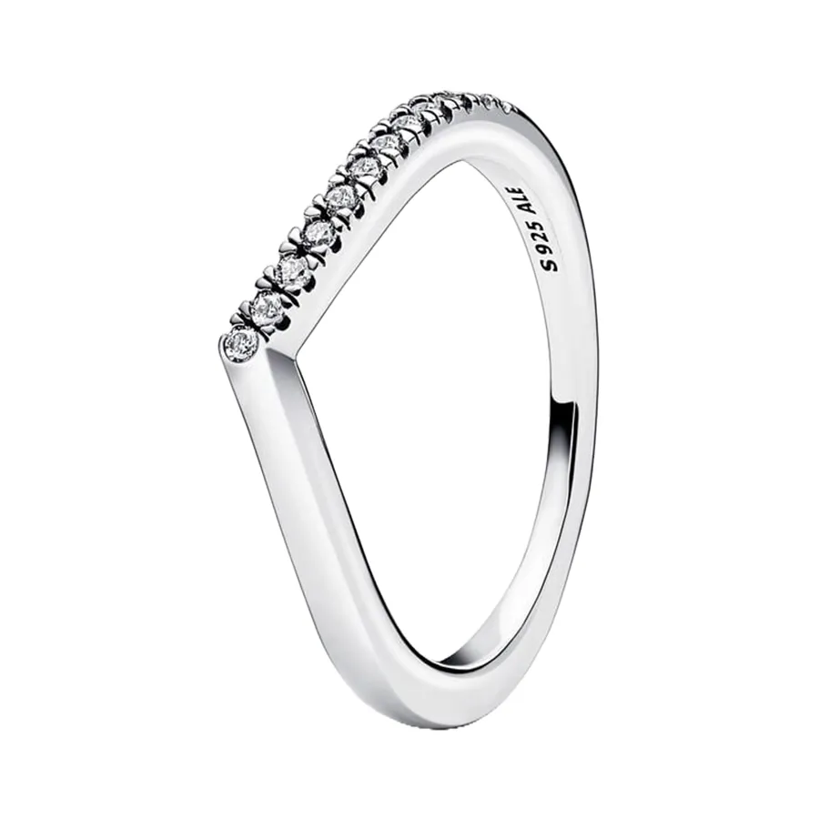 Nhẫn Nữ Pandora Timeless Wish Half Sparkling Ring 192394C01 Màu Bạc ...