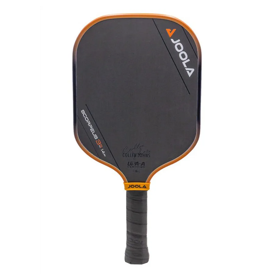 Vợt Pickleball Joola Collin Johns Scorpeus 3S 14mm Paddle Màu Đen/Cam ...