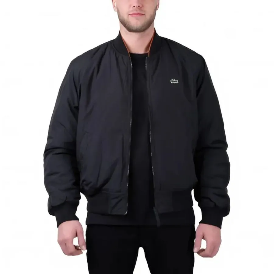 Áo Khoác Nam Lacoste Reversible Bomber Jacket BH0550-SE8 Màu Đen Size ...