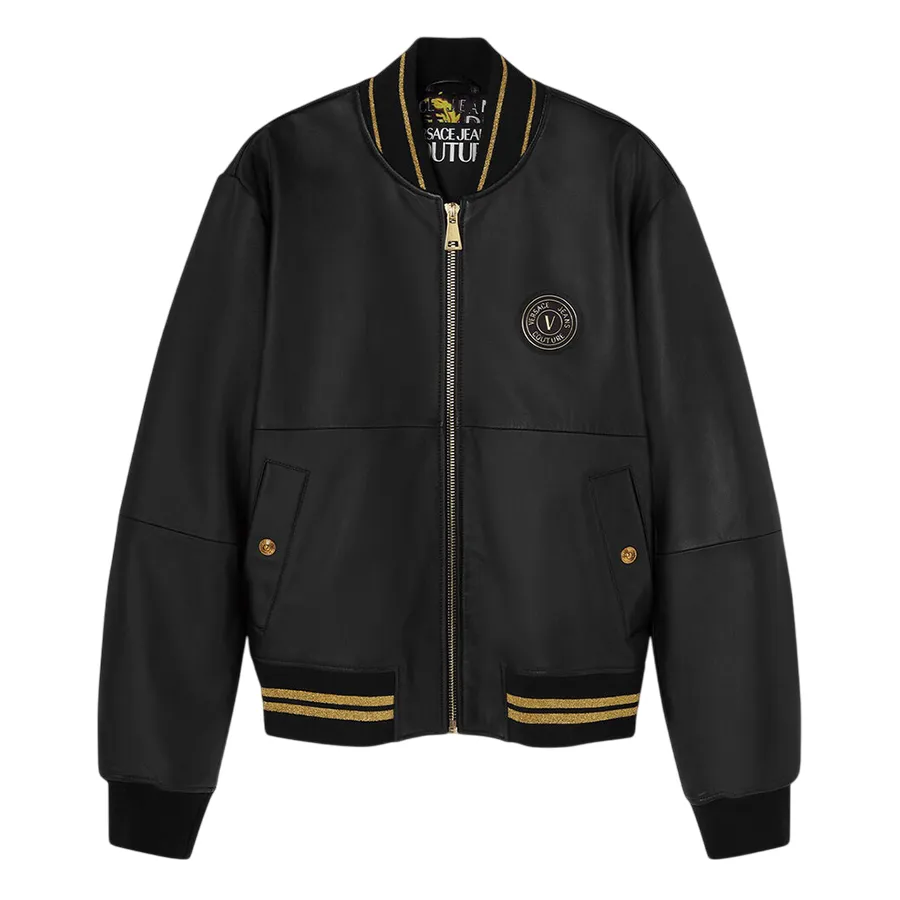 Áo Khoác Nam Versace V-Emblem Jacket 74GAVP07 Màu Đen Size 46 | Vua ...