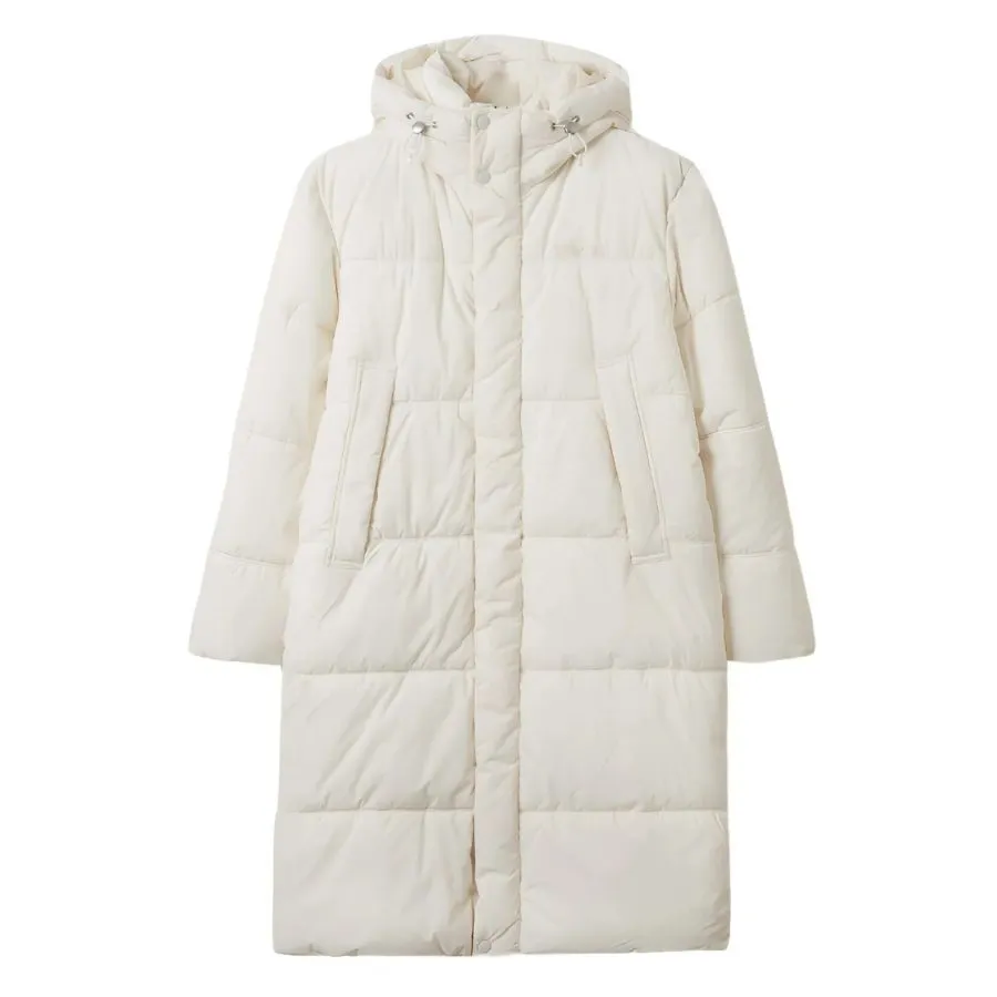 Áo Khoác WHOAU Long Padding WHJPE4V38U Màu Trắng Ngà | Đặt Mua Giá Tốt