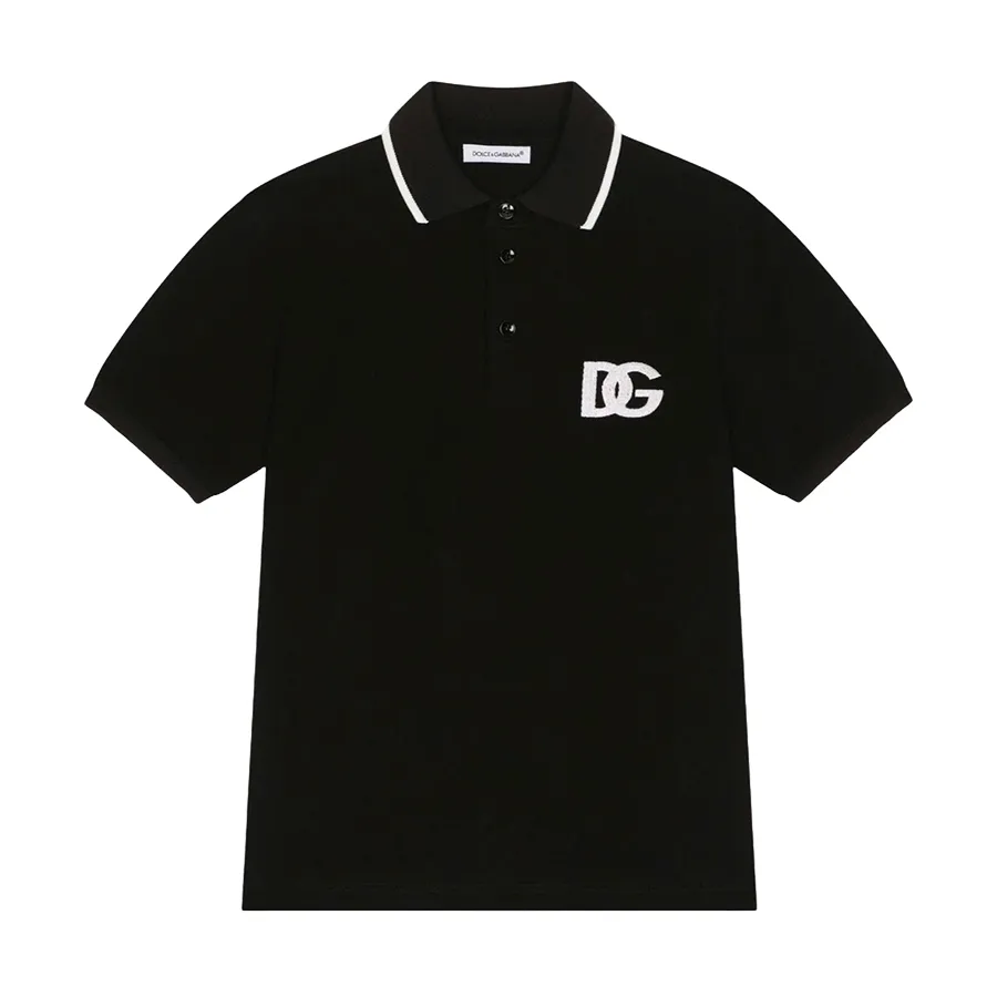 Áo Polo Nam Dolce & Gabbana D&G With DG Logo Embroidery Polo Shirt ...