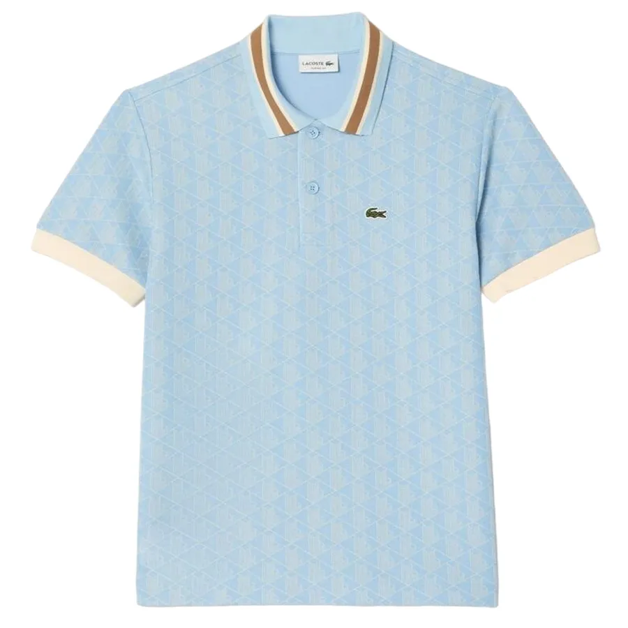 Áo Polo Nam Lacoste Classic Fit Contrast Collar Monogram Motif Light ...