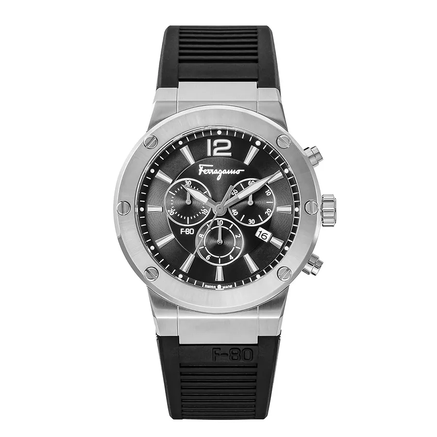 Đồng Hồ Nam Salvatore Ferragamo F80 Chronograph Watch 44mm SFEX00523 ...