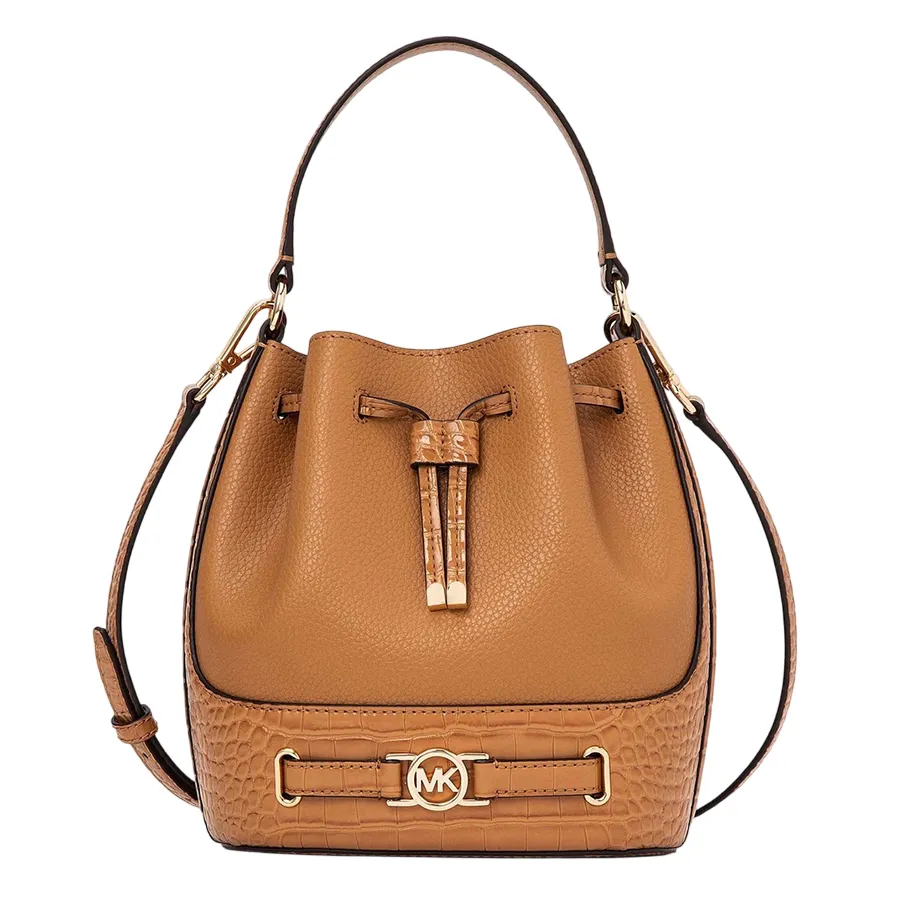 Túi Đeo Chéo Nữ Michael Kors MK Reed Belted Bucket Shoulder Medium 35F4G6RM2A714 Màu Nâu | Vua ...